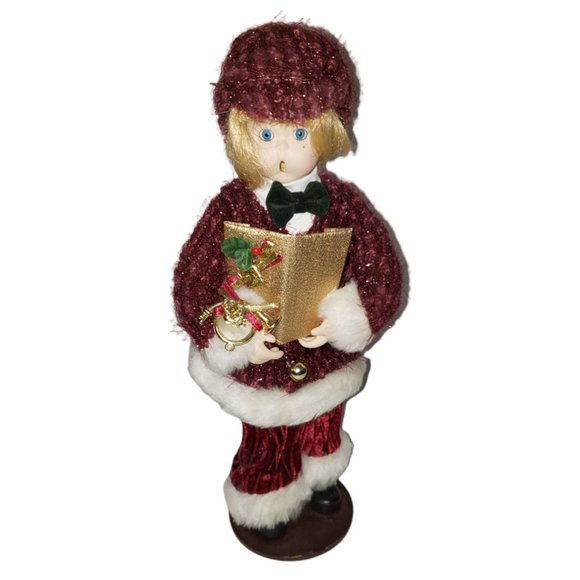 Unknown | Holiday | Christmas 2 Inches Caroler With Musical Horn ...